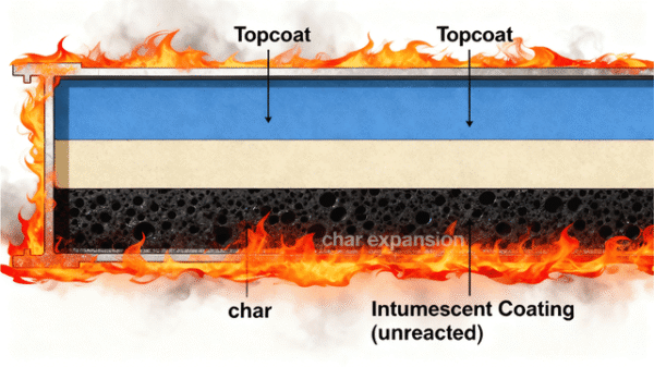 Steel Intumescent Coating: 60, 90 & 120 Min Fire Ratings